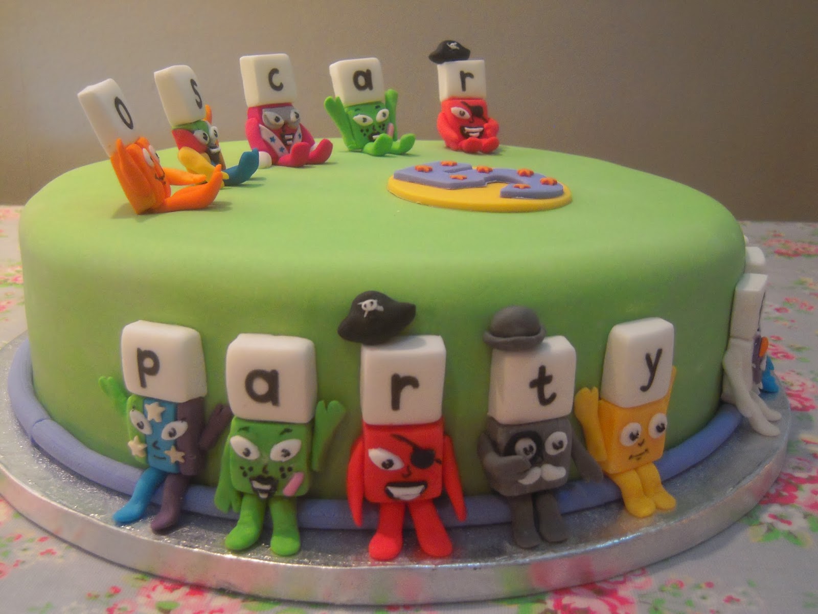 Eileen Atkinson's Celebration Cakes: Cbeebies Alphablock birthday cake