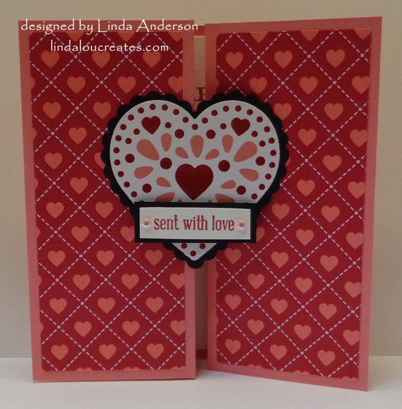 Linda Lou Creates: Fun Tri Fold Valentine's Day Cards With Video
