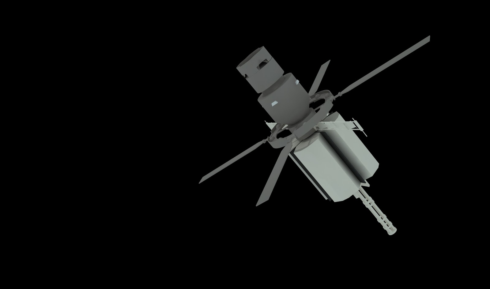 paperhobby: ODIN Space Station from Call of Duty: Ghosts 1/100