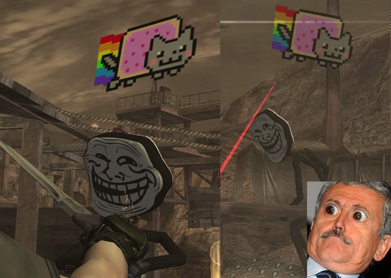 GabrielGantz Resident Evil 4 Modding : Troll Face Army - Ejercito Troll ...