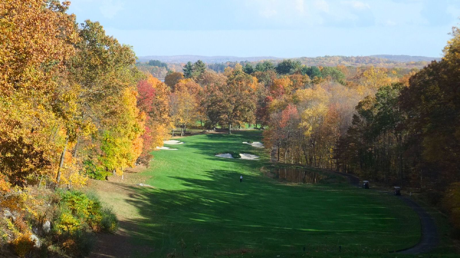 コネチカットでゴルフ(Golf in Connecticut and Japan): 秋はゴルフより紅葉(#42 Royce Brook GC ...