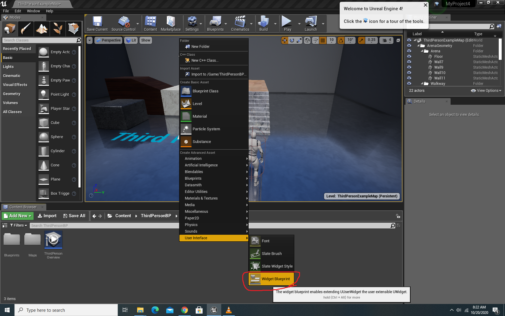 game devlopment and game Information: unreal engine 4 Select Level ...