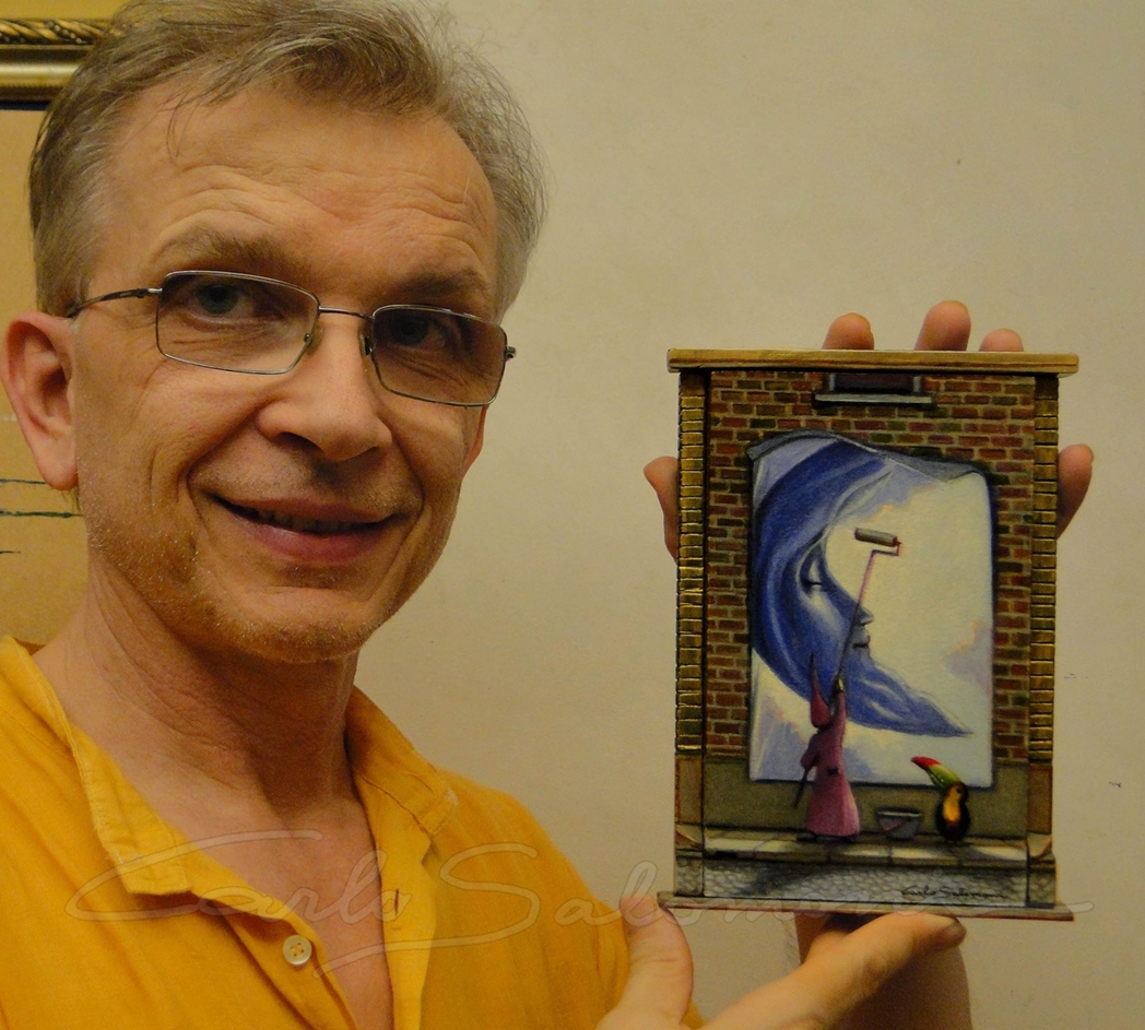 Carlo Salomoni, 1956 | Surrealist Painter / Illustrator | Tutt'Art@ Masters