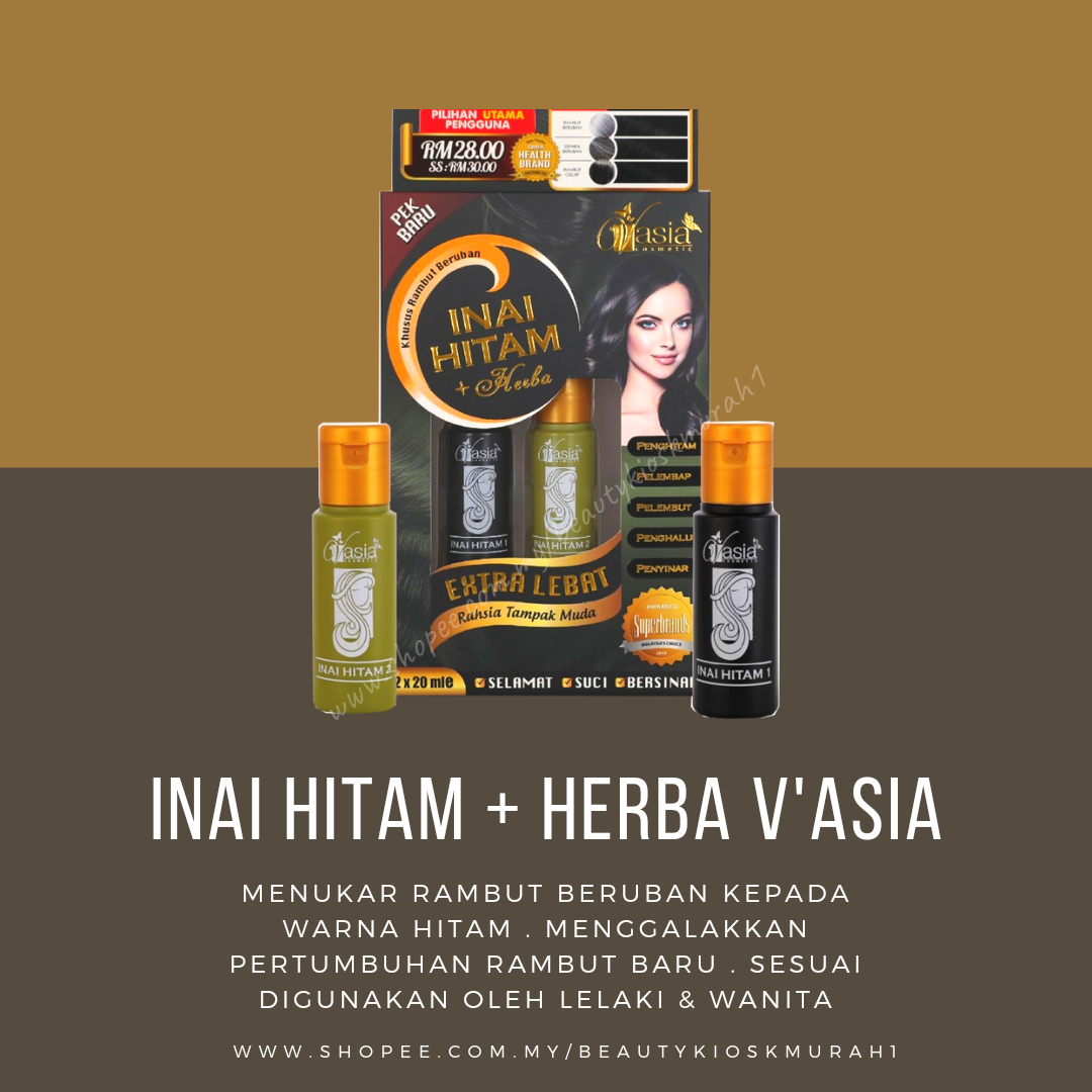 INAI HITAM + HERBA V'ASIA | BEAUTY KIOSK