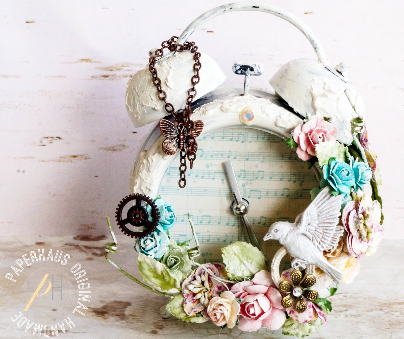 Craftyliciousme: Altered Clock for the Lovely Lady