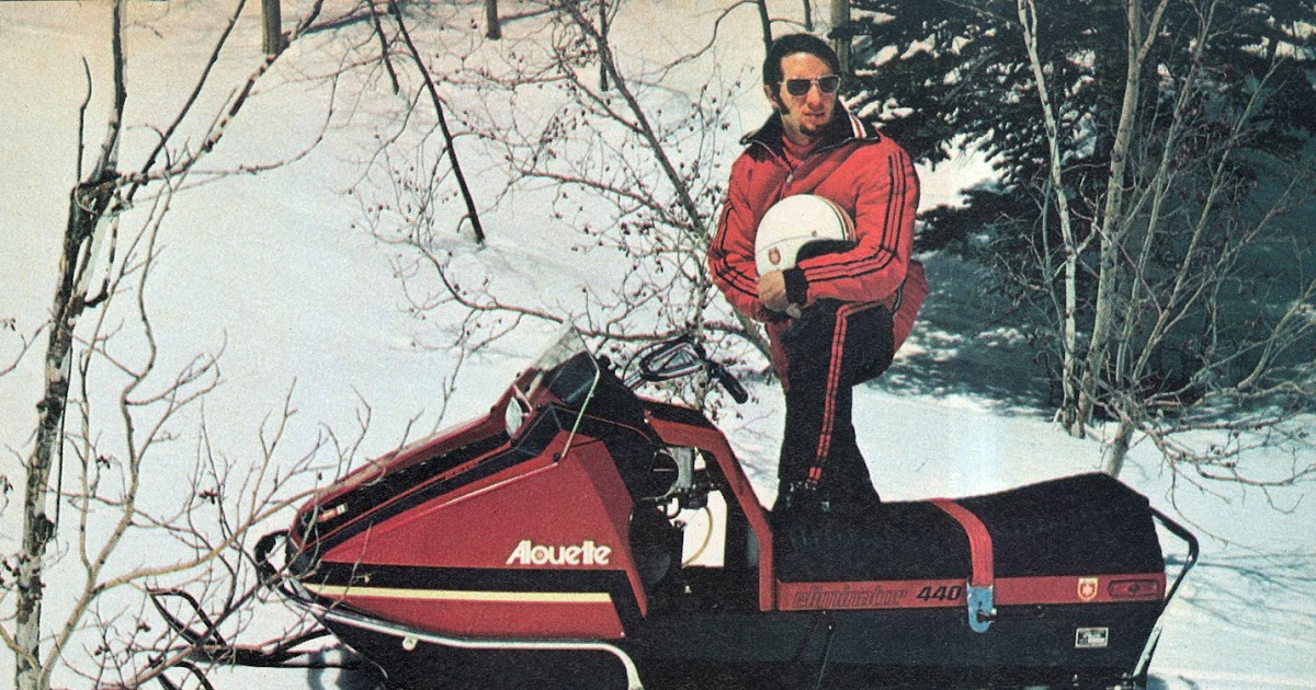 CLASSIC SNOWMOBILES OF THE PAST: 1972 ALOUETTE 440 ELIMINATOR SNOWMOBILE