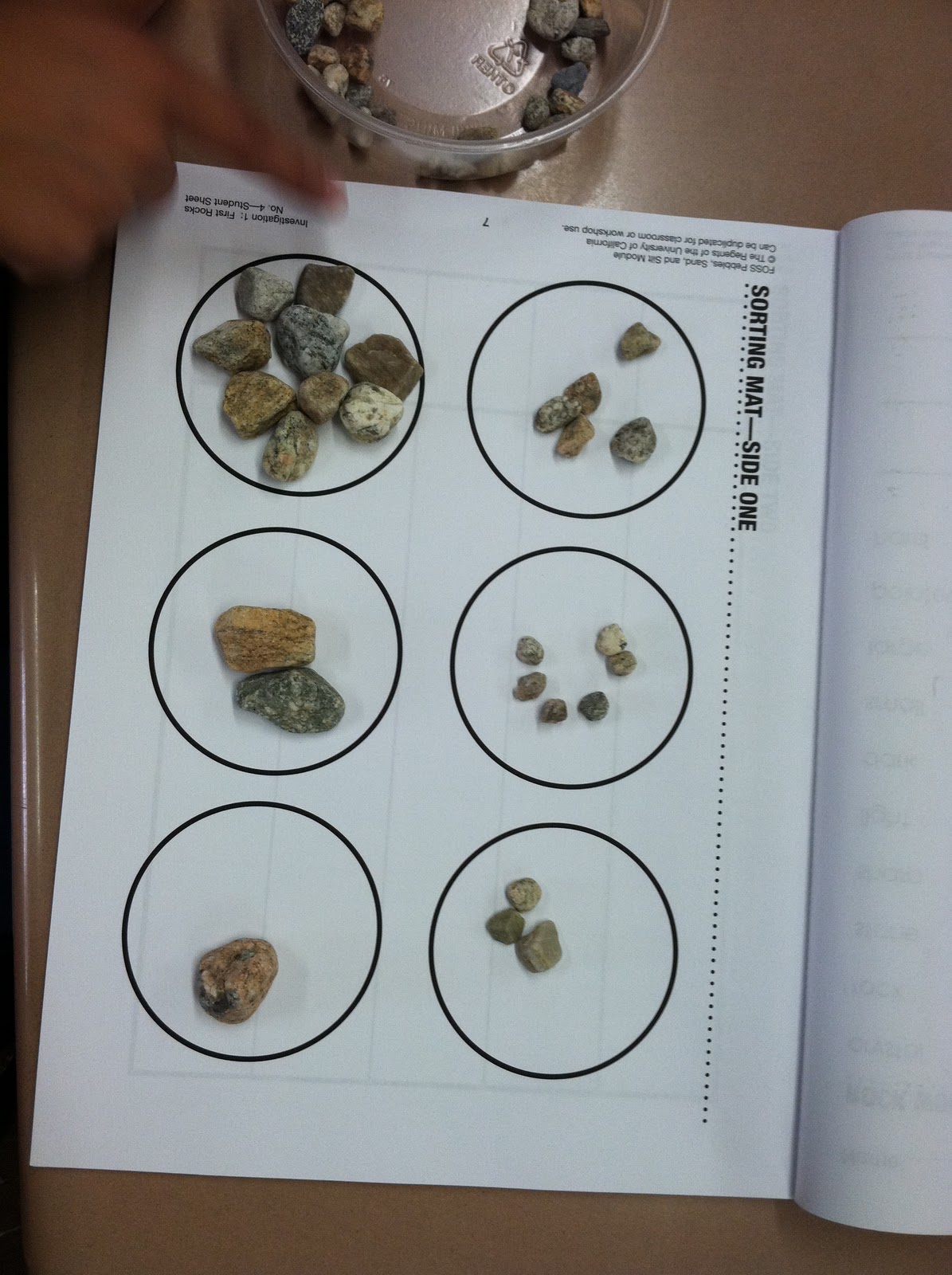 Class 2M9: Sorting Rocks