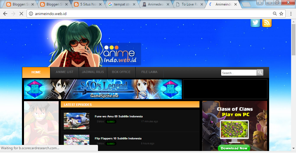 Shafin Style: Tempat Nonton/Streaming download Anime Subtitle Indonesia