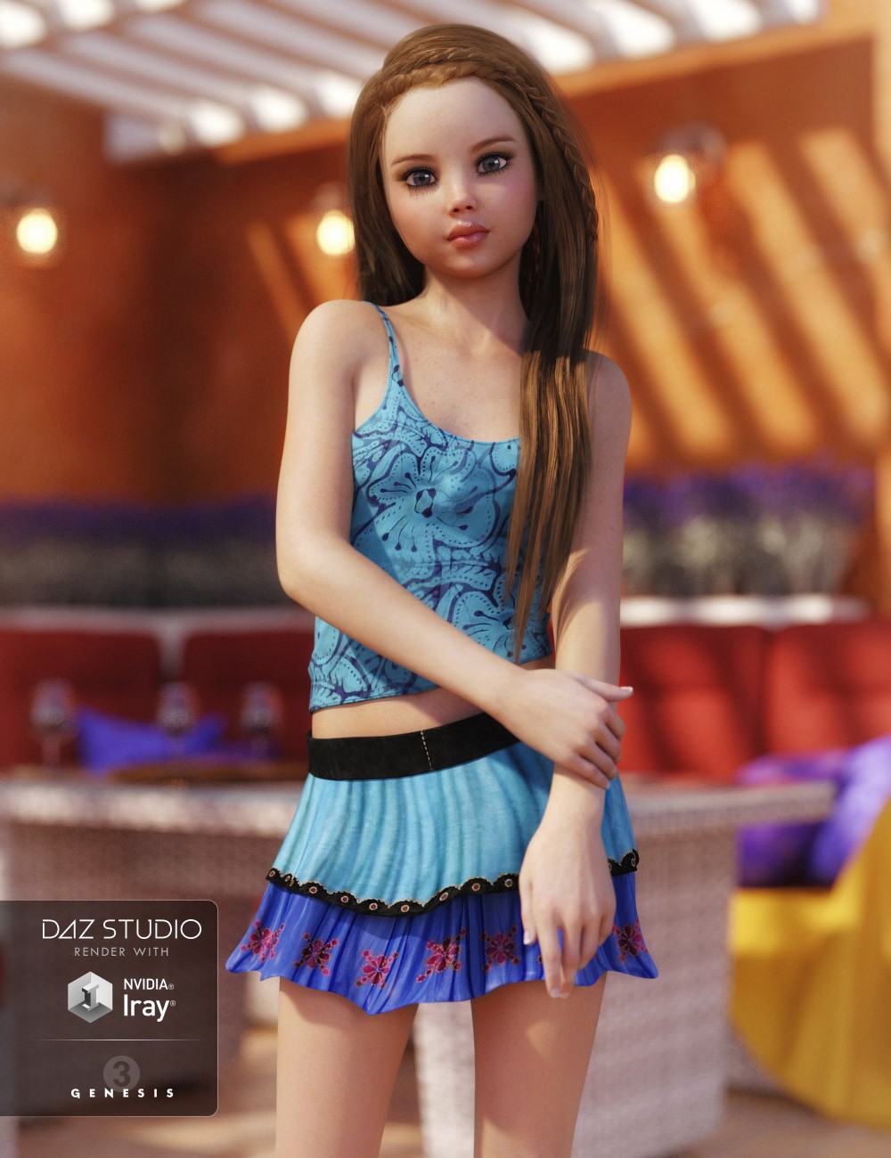 Download DAZ Studio 3 for FREE!: DAZ 3D - Tween Julie 7 Starter Bundle