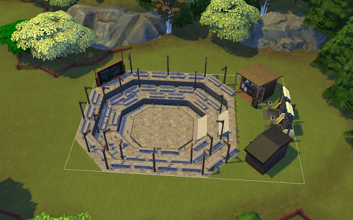 LA ARENA, TIENDA Y ARMERÍA en los Sims 4