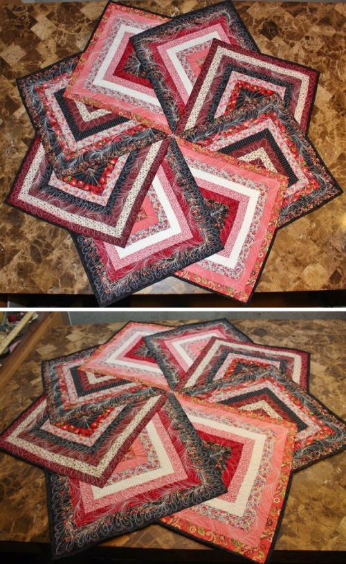Beautiful Skills - Crochet Knitting Quilting : Strata Star Table Topper ...