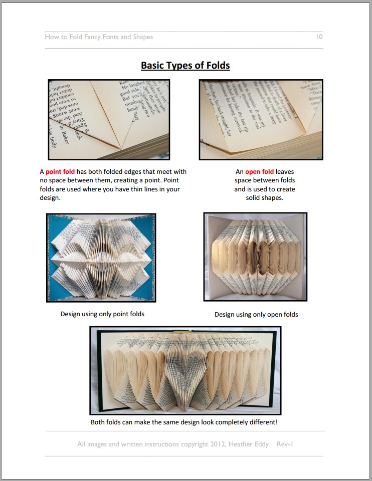 How to Fold Fonts and Shapes (Fancy Fonts)