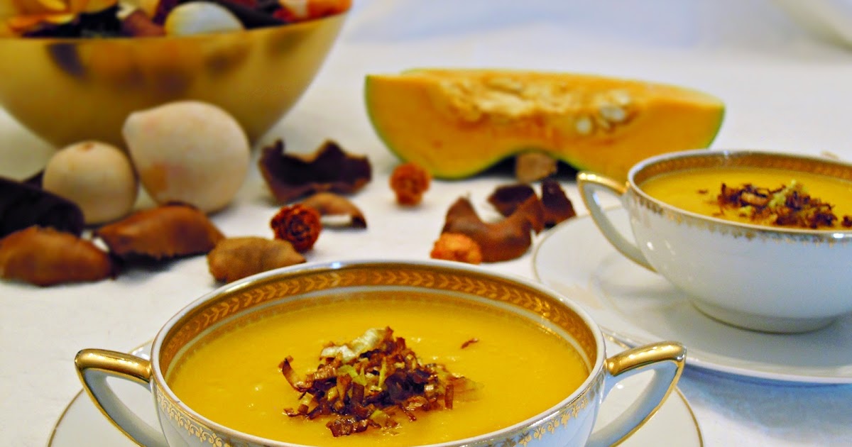 Crema ligera de calabaza | Mandarinas y miel