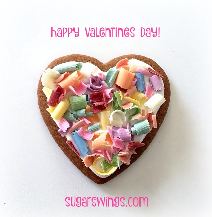 Sugar Swings! Serve Some: Gingerbread Heart Cookies with Rainbow Candy ...