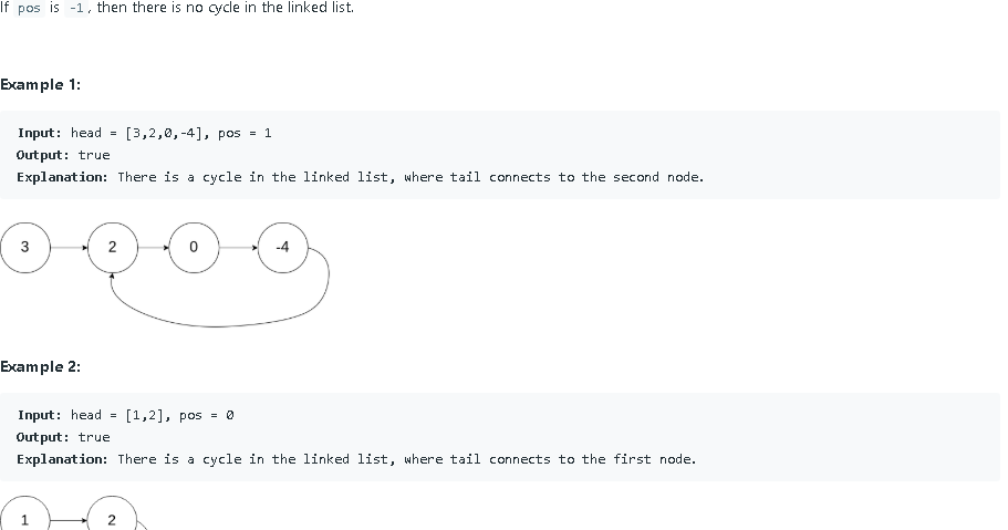 Leetcode 141. Linked List Cycle