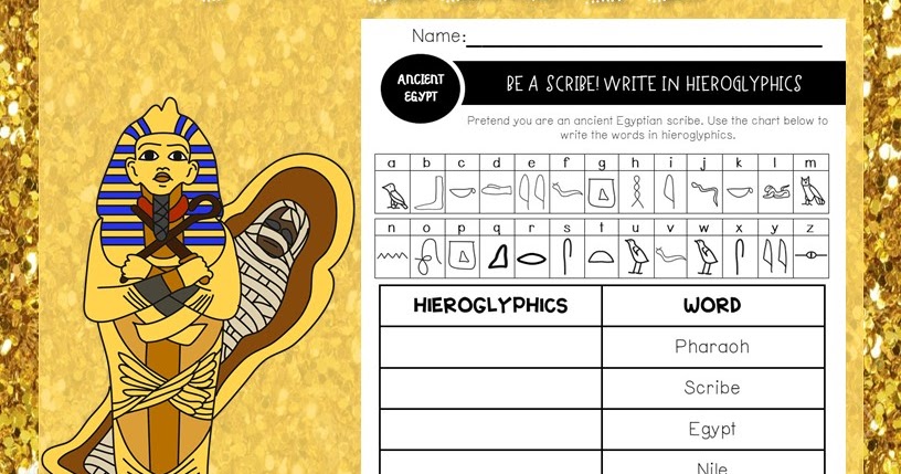 Little Mrs. Bell: Ancient Egypt Unit Plan and FREEBIE!