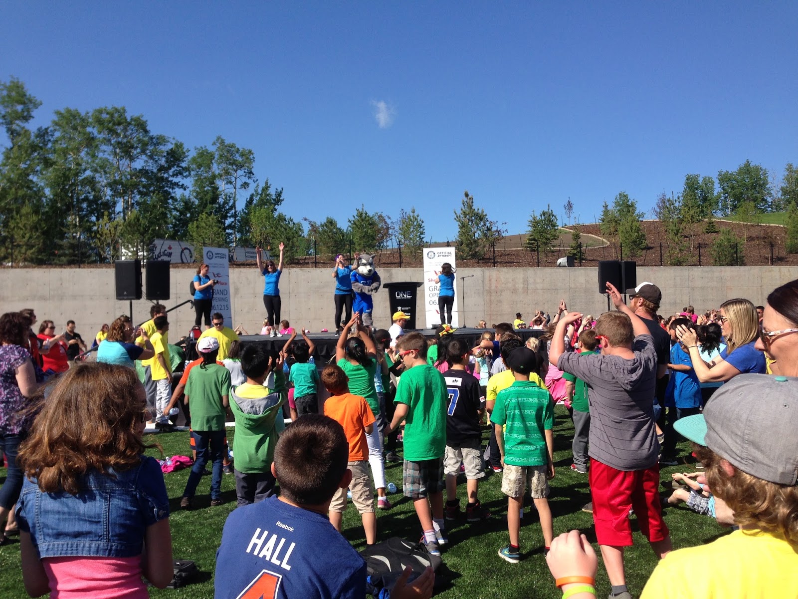 Cutting the ribbon on Shell Place