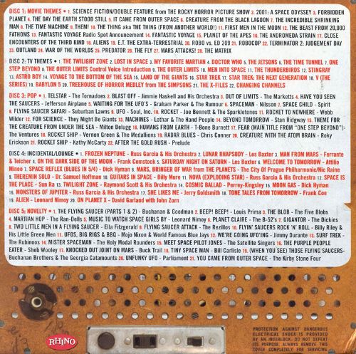 ENTRE MUSICA: BRAIN IN A BOX - The science fiction collection V.A. (5 CDs)