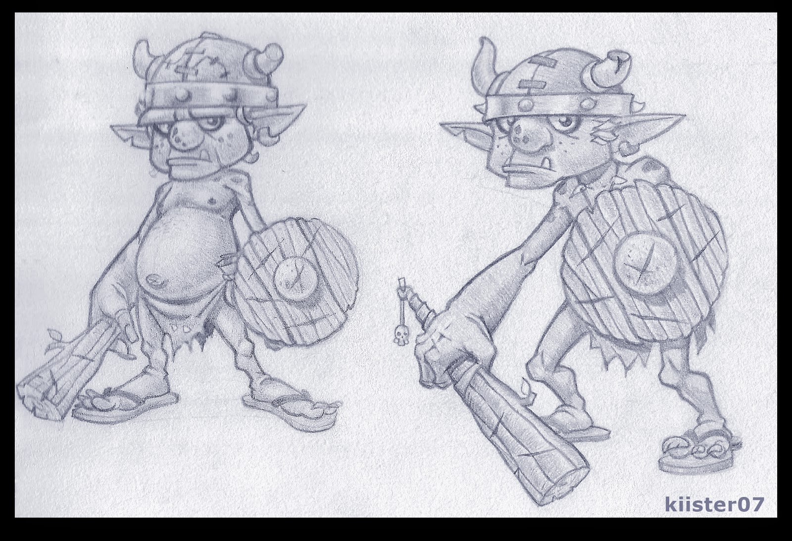 kiister arts: Low poly Goblin Wip