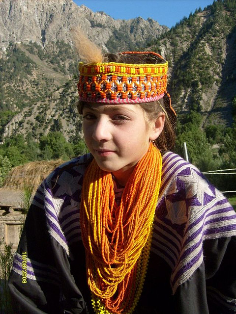 Unique cultured Kalash girls in traditional dress….this culture is one ...