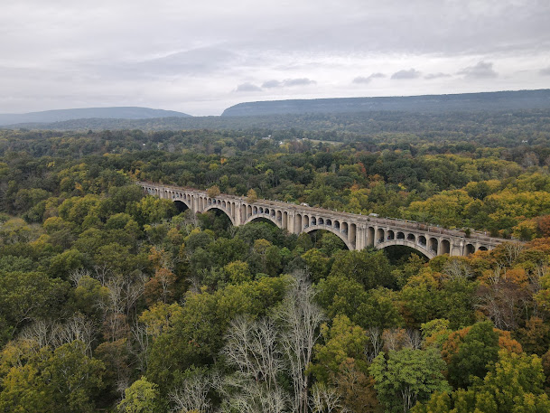 Bridges of the Lackawanna Railroad: Paulinskill Viaduct (Hainesburg, NJ)