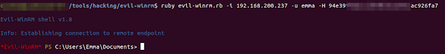 Evil Winrm Shell Que Usa Winrm Para Hackingpentesting
