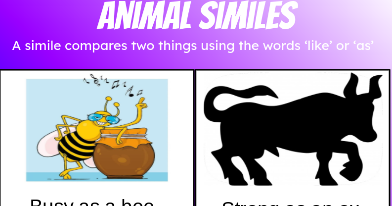 Mercy @ Panmure Bridge School: Animal Similes