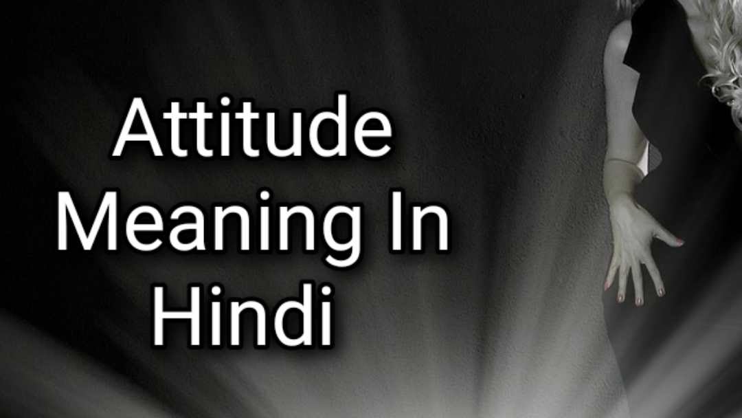 Attitude Meaning In Hindi What Is The Meaning Of Attitude