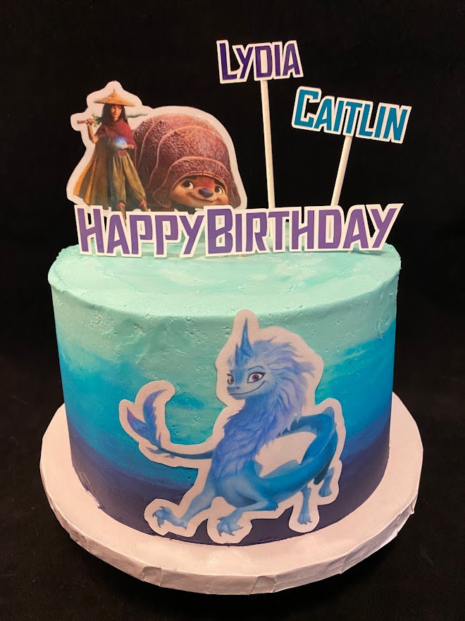 Raya and The Last Dragon Cake