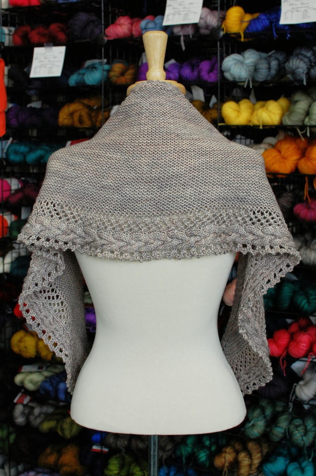 26 Donuts: Calligraphy shawl