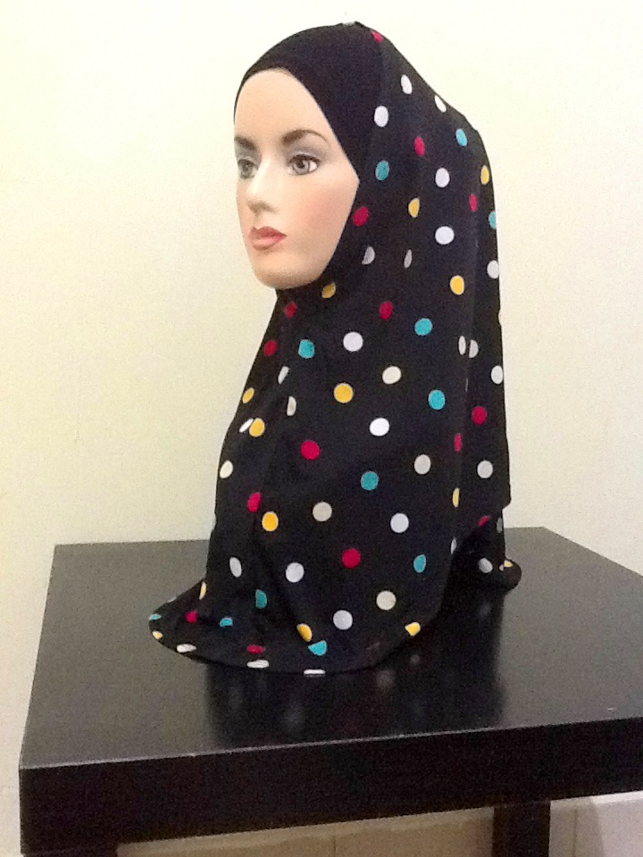 Stylish Contemporary Hijabs by Carmilla Danial: Polka Dot Syria Hijab ...