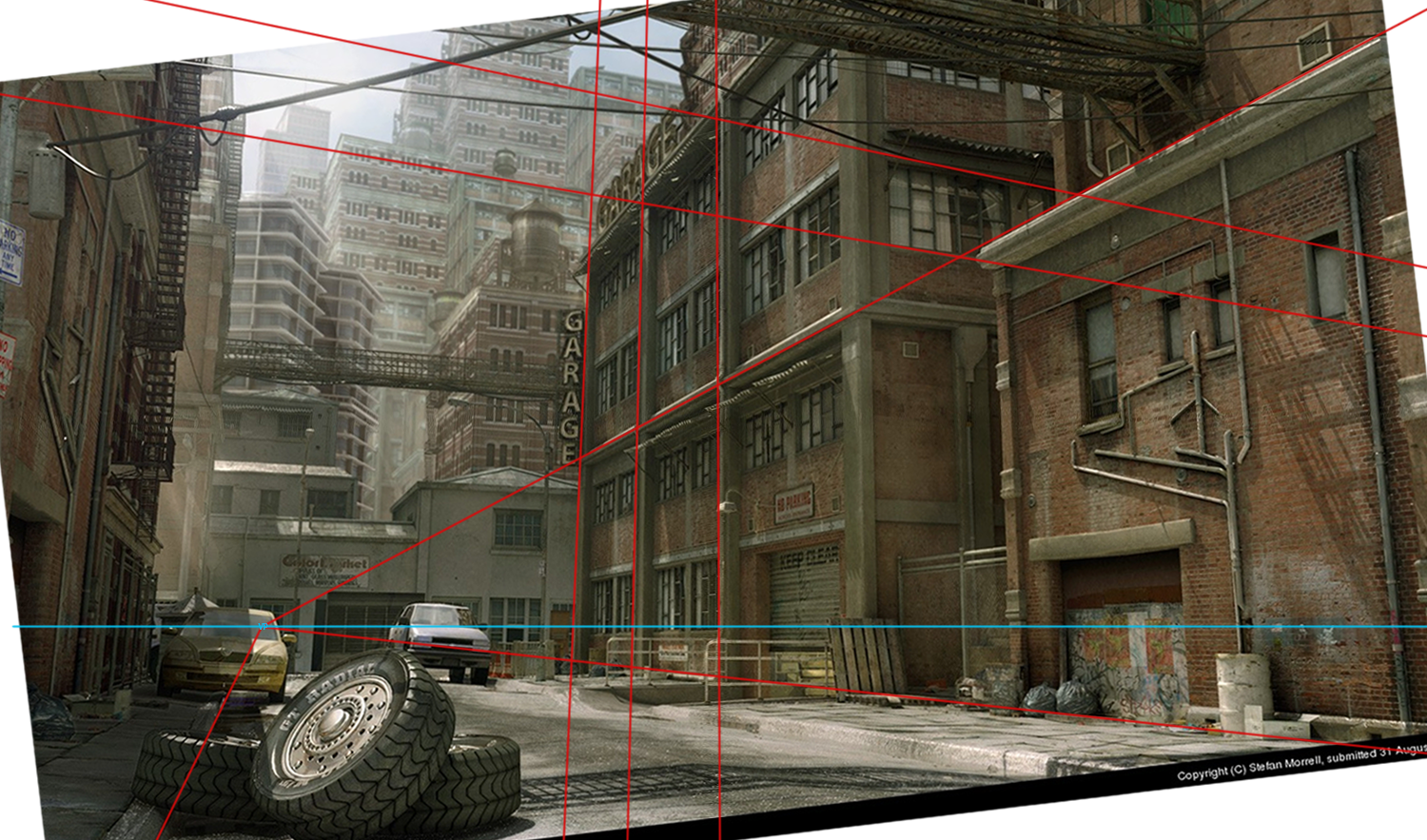 Artwork of Edmund Aubrey: 2d Lesson 2 - Perspectives