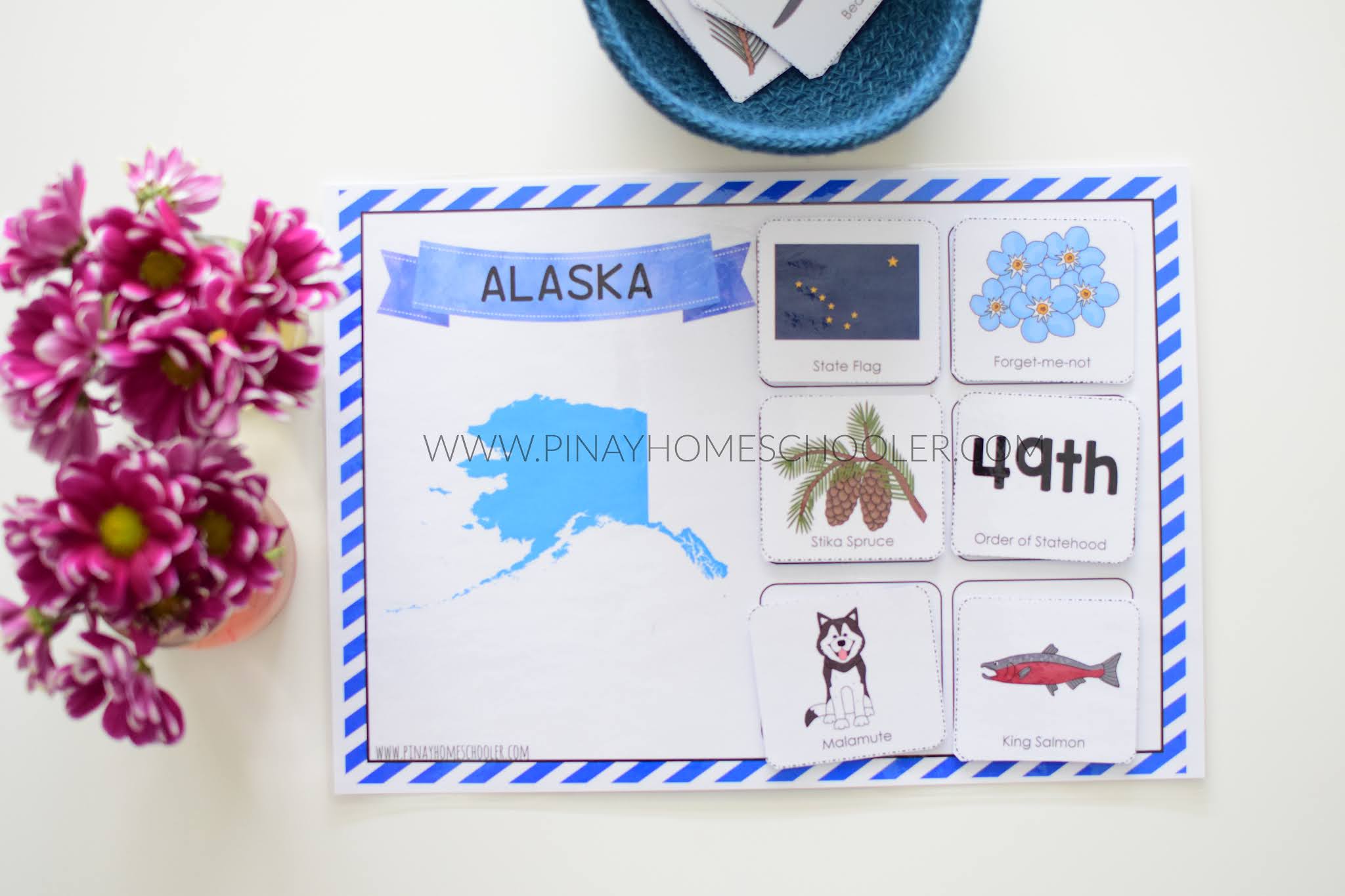 USA State Symbols Sorting Activities | The Pinay Homeschooler
