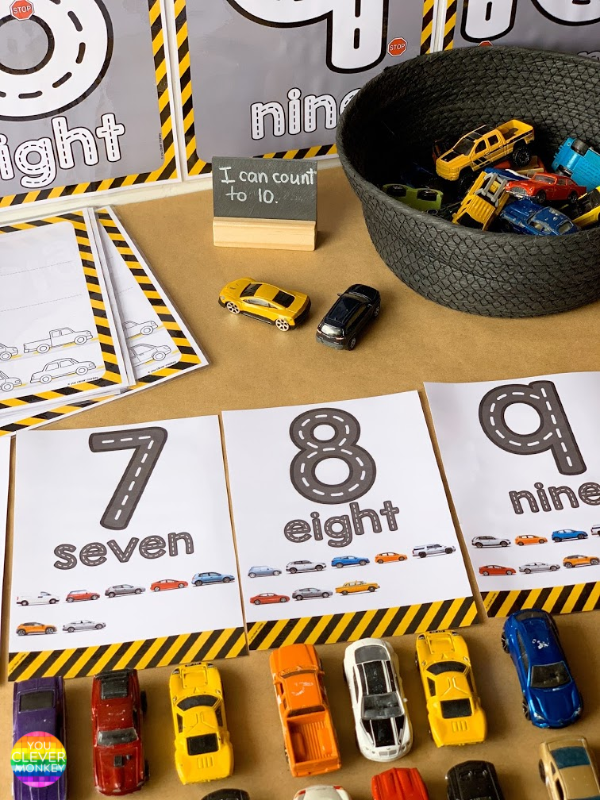 USING CARS TO TEACH CORRECT NUMBER FORMATION | you clever monkey