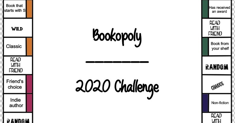 Bookopoly Reading Challenge 2020