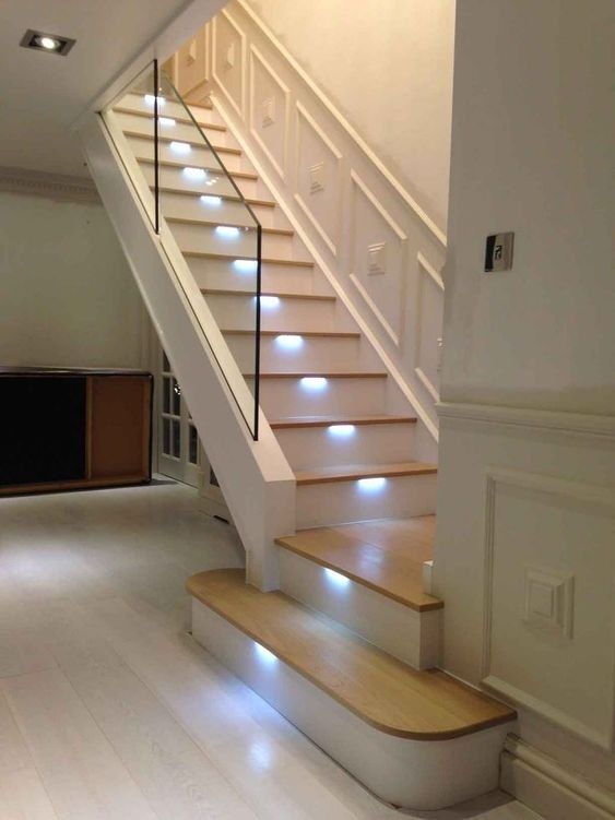 38 Top Popular Light Stairs Ideas You Must Try | ARA HOME