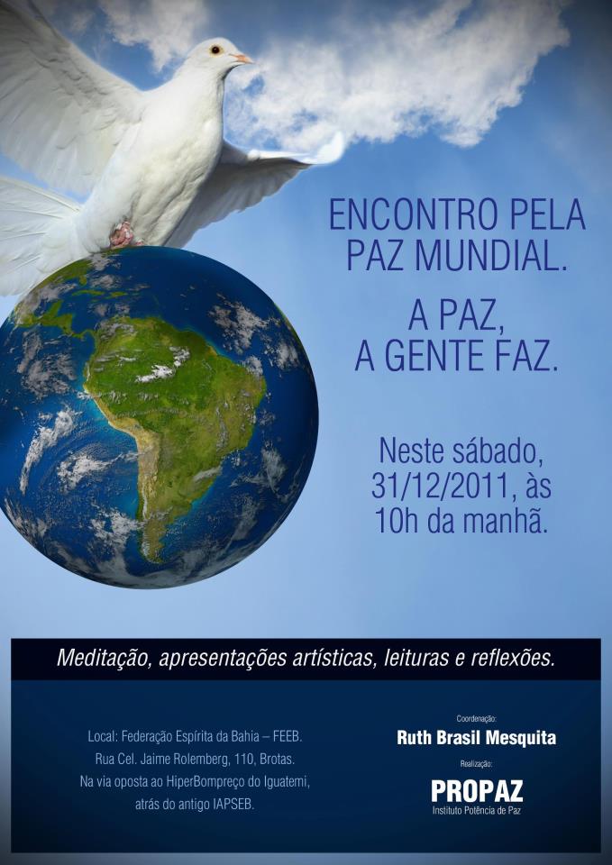 EDUCAÇÃO PARA UMA CULTURA DA PAZ E NÃO-VIOLÊNCIA ATIVA: MEDITAÇÃO PELA ...