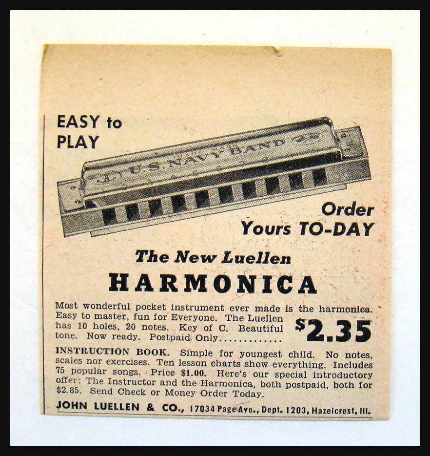 Janela aberta - Blogue de harmonica: Doc's Vintage Harmonica Collectables