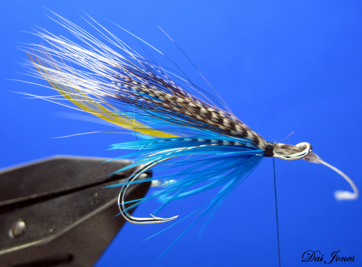 Flies step by step: Blue Charm, step by step.