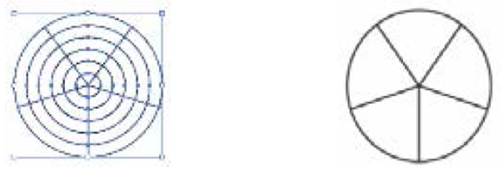 MENGAMBAR POLAR GRID DI INDESIGN