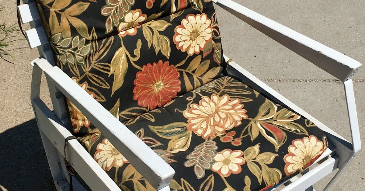 Uhuru Furniture & Collectibles: Outdoor Platform Rocker with Floral ...