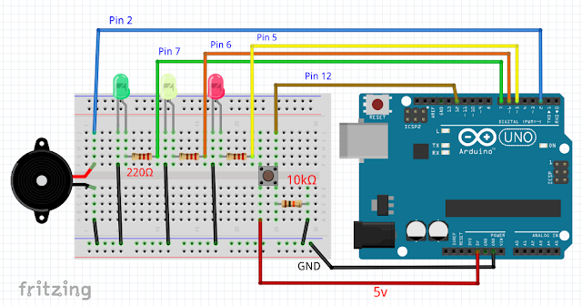 Buzzer tutorial using Arduino | play Birthday tone