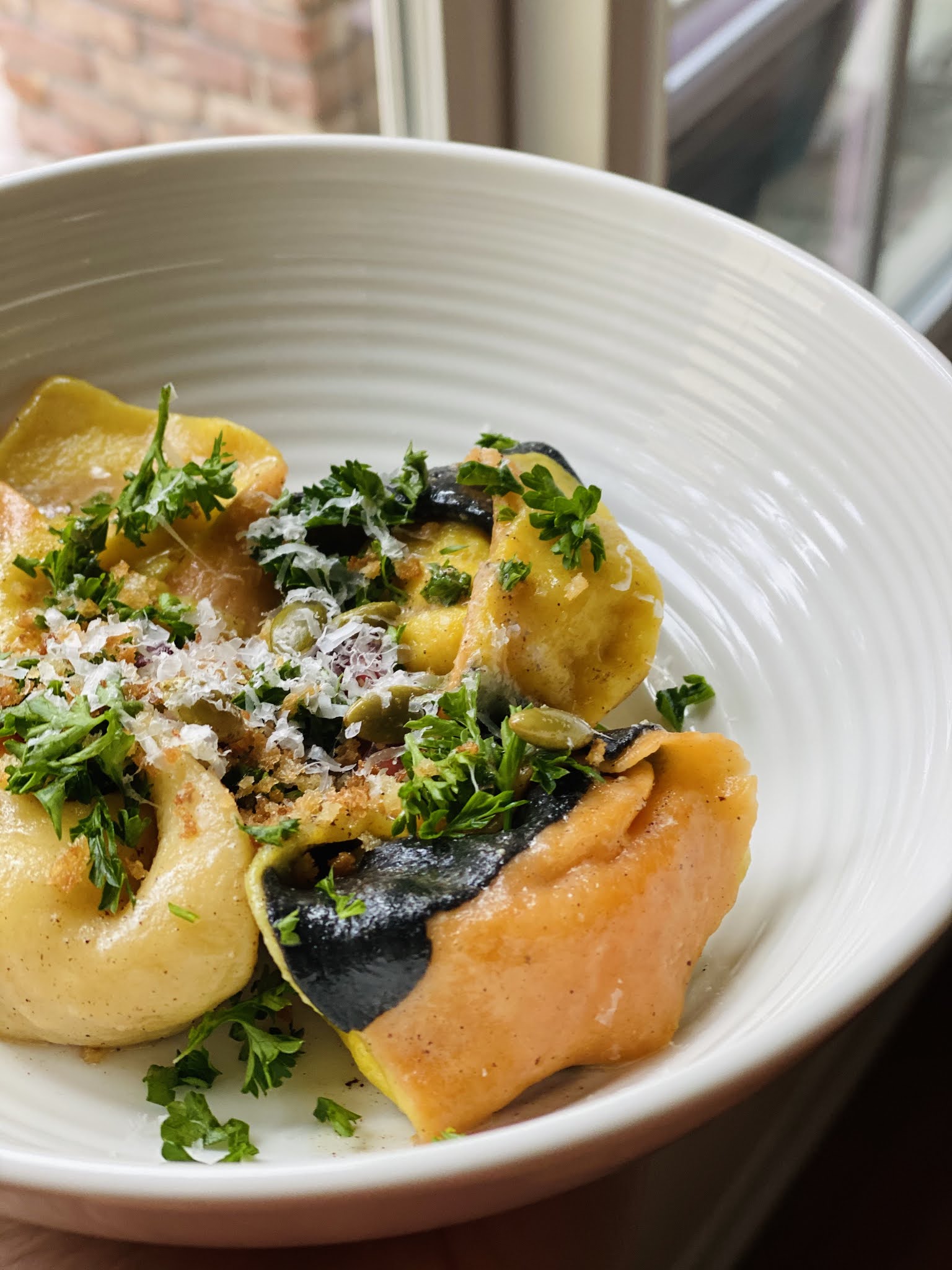 Smashing Pumpkins Ravioli with Halloween Pasta
