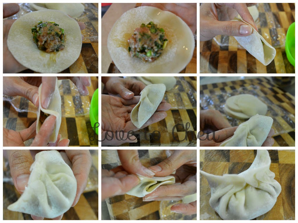 Love to Cheu: How to : fold dumplings