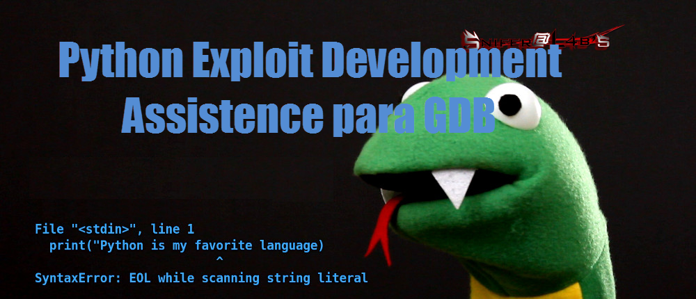 Peda Python Exploit Development Assistence Para Gdb Sniferl4bs