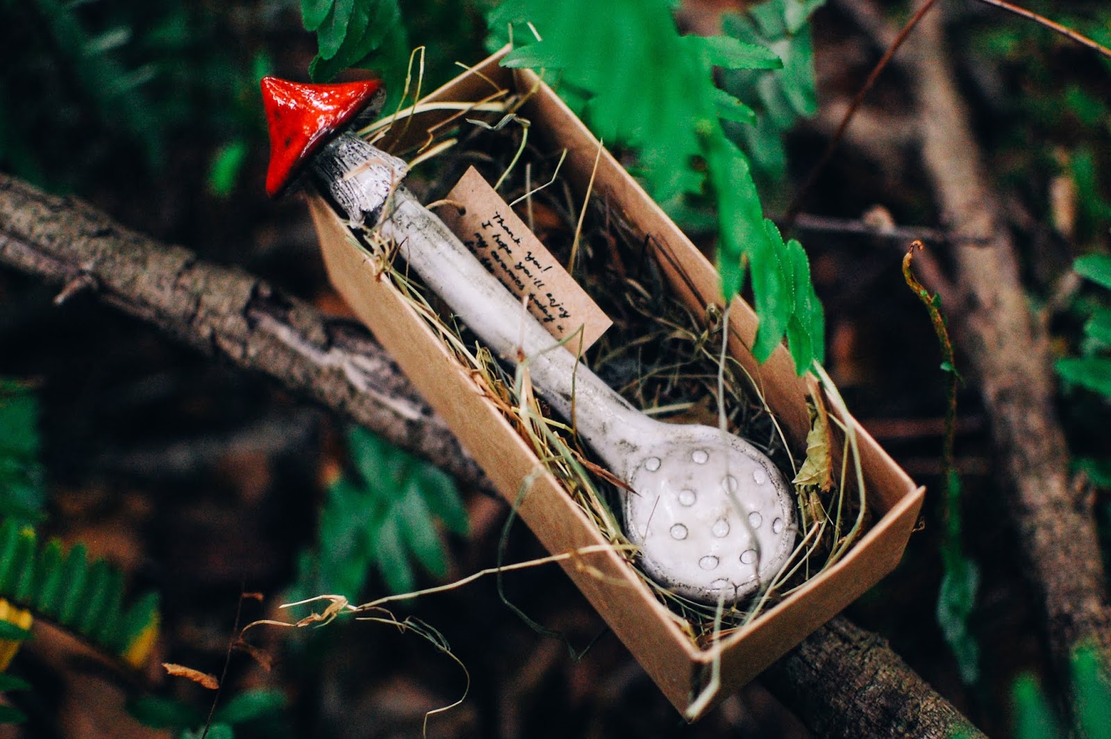 The Redolent Mermaid: Murava Ceramics: Amanita Mushroom Spoon