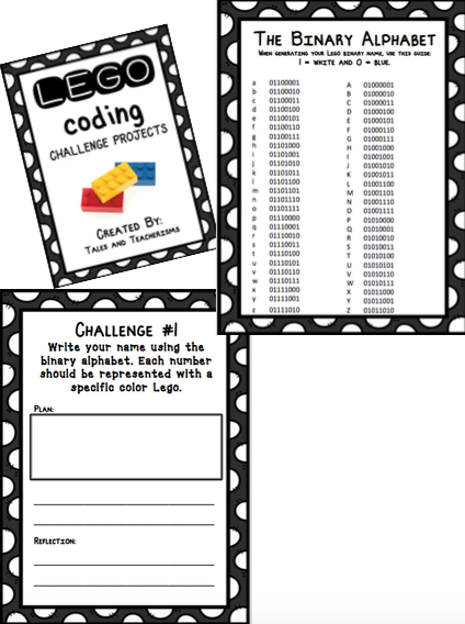 Tales and Teacherisms: LEGO BUILDING BLOCK CHALLENGES GALLORE