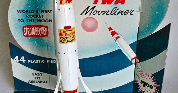 RETRO DISCOVERY PAGE!: 1955: TWA Moonliner Strombecker model, Disney ...