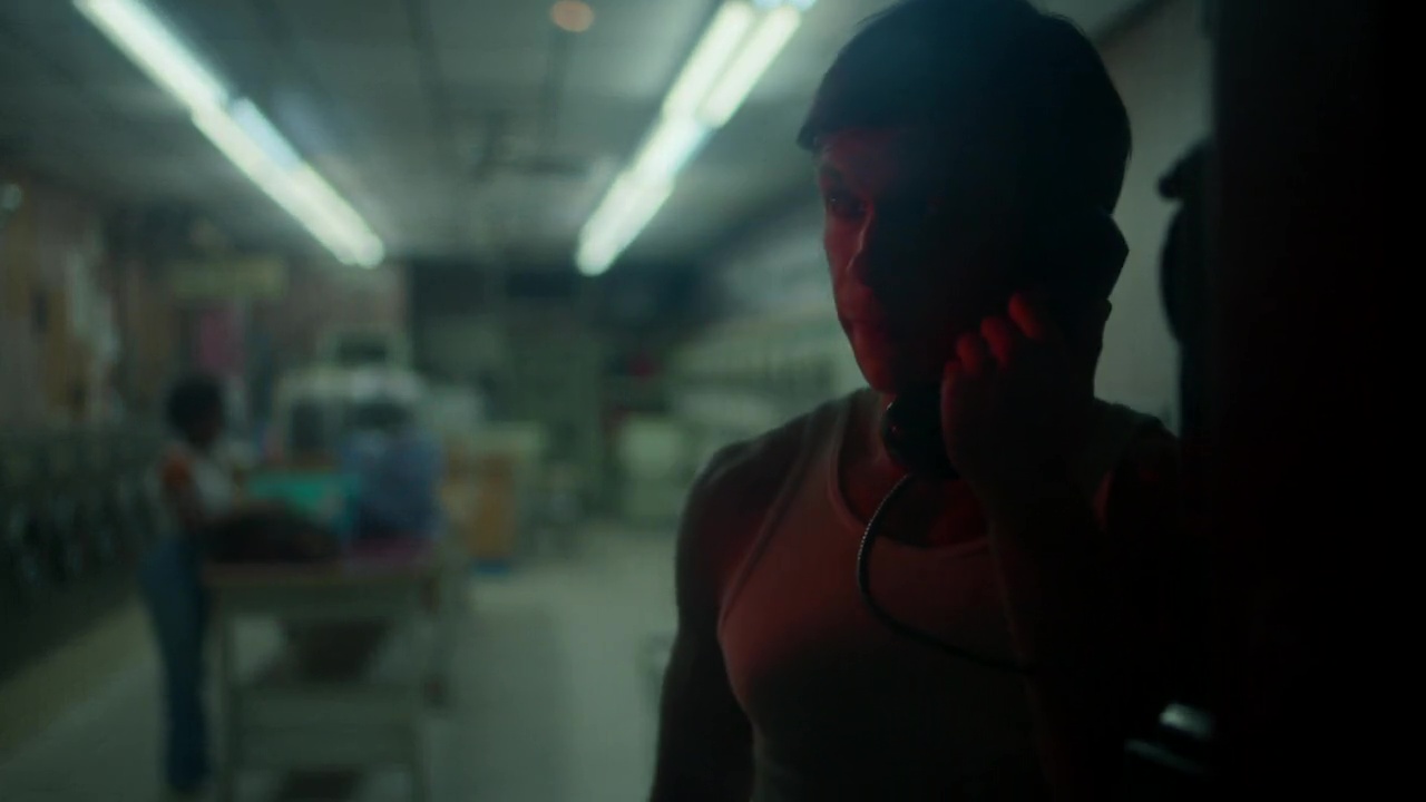 ausCAPS: Greg Austin shirtless in Hunters 1-01 "In the Belly of the Whale"