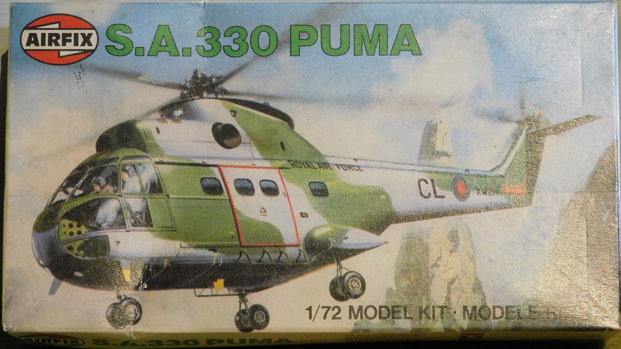 Happyscale-Modellbau: Aérospatiale S.A. 330 Puma (RAF) - Airfix 1/72